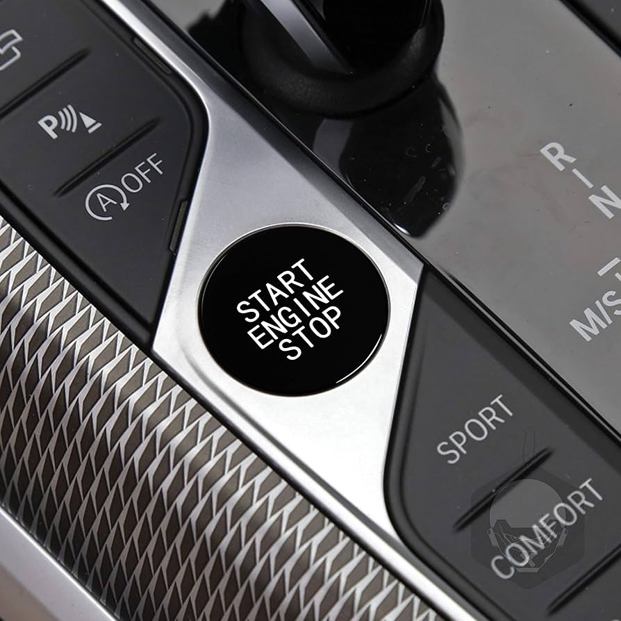 BMW G-SERIES BLACK ENGINE START BUTTON - 1/3/4/8/X/Z SERIES G20 G22 G2 ...