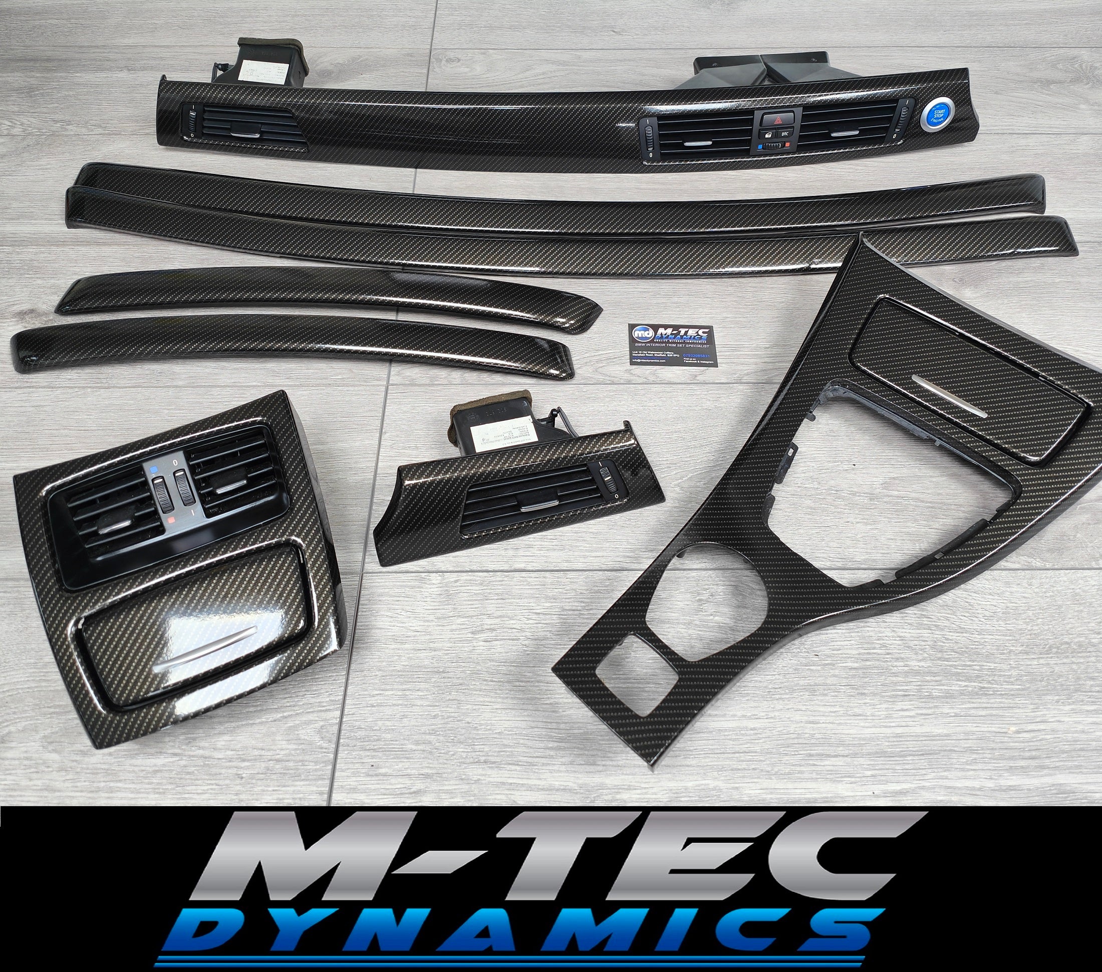 BMW E93 CONVERTIBLE INTERIOR TRIM SET - HIGH GLOSS CARBON (MTD-HG) – M ...