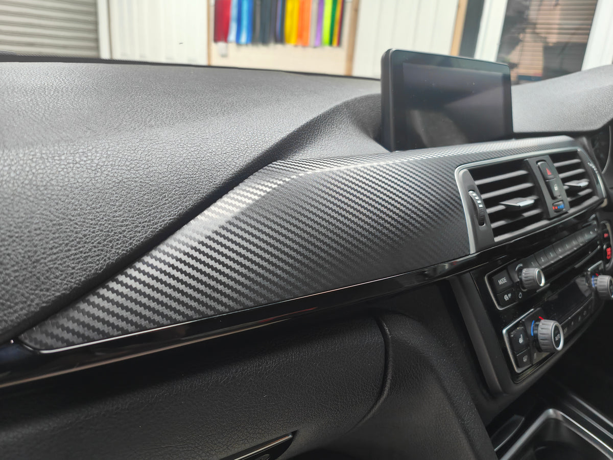 WRAPPING SERVICE - BMW F3X INTERIOR TRIM SET - 3D CARBON (F30 F31 F32 ...