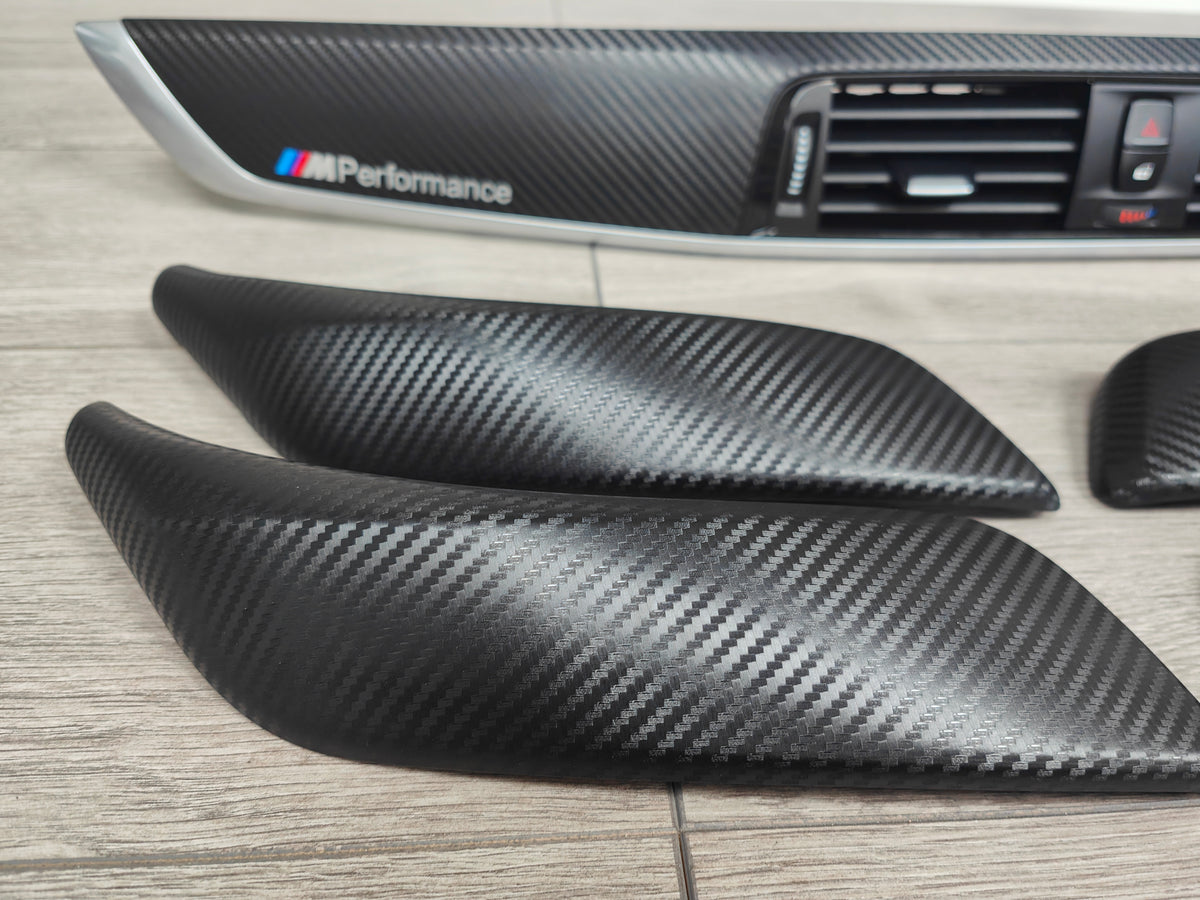 BMW F20 LCI-2 INTERIOR TRIM SET - 3D CARBON / SILVER ACCENT – M-Tec ...