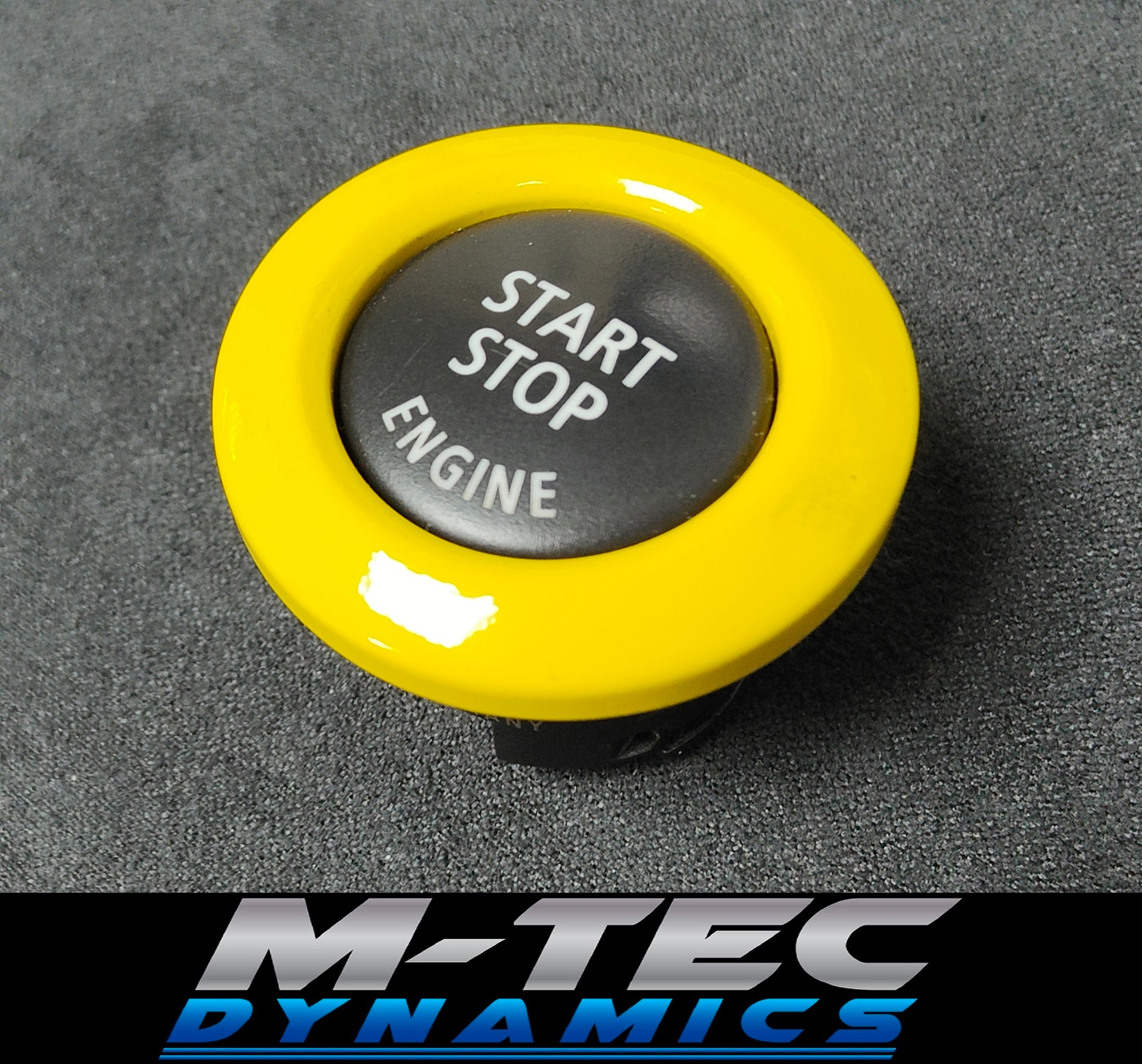 BMW E9X SERIES (YELLOW) ENGINE START BUTTON - E90 E92 E93 M3 / E89 Z4 ...