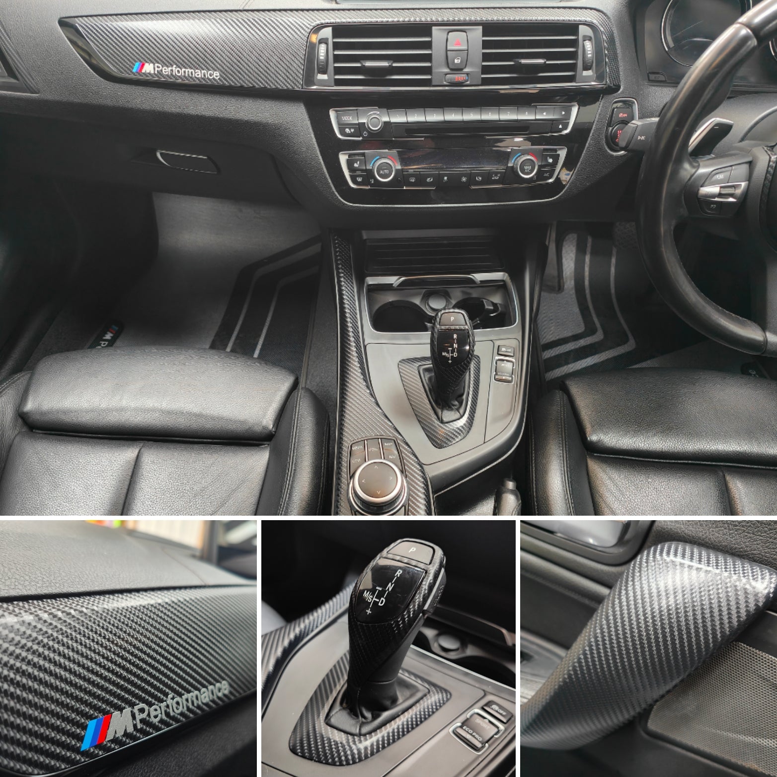 BMW F20 F21 F22 F23 LCI-2 CUSTOM INTERIOR TRIM SET - 4D CARBON - WRAPP ...