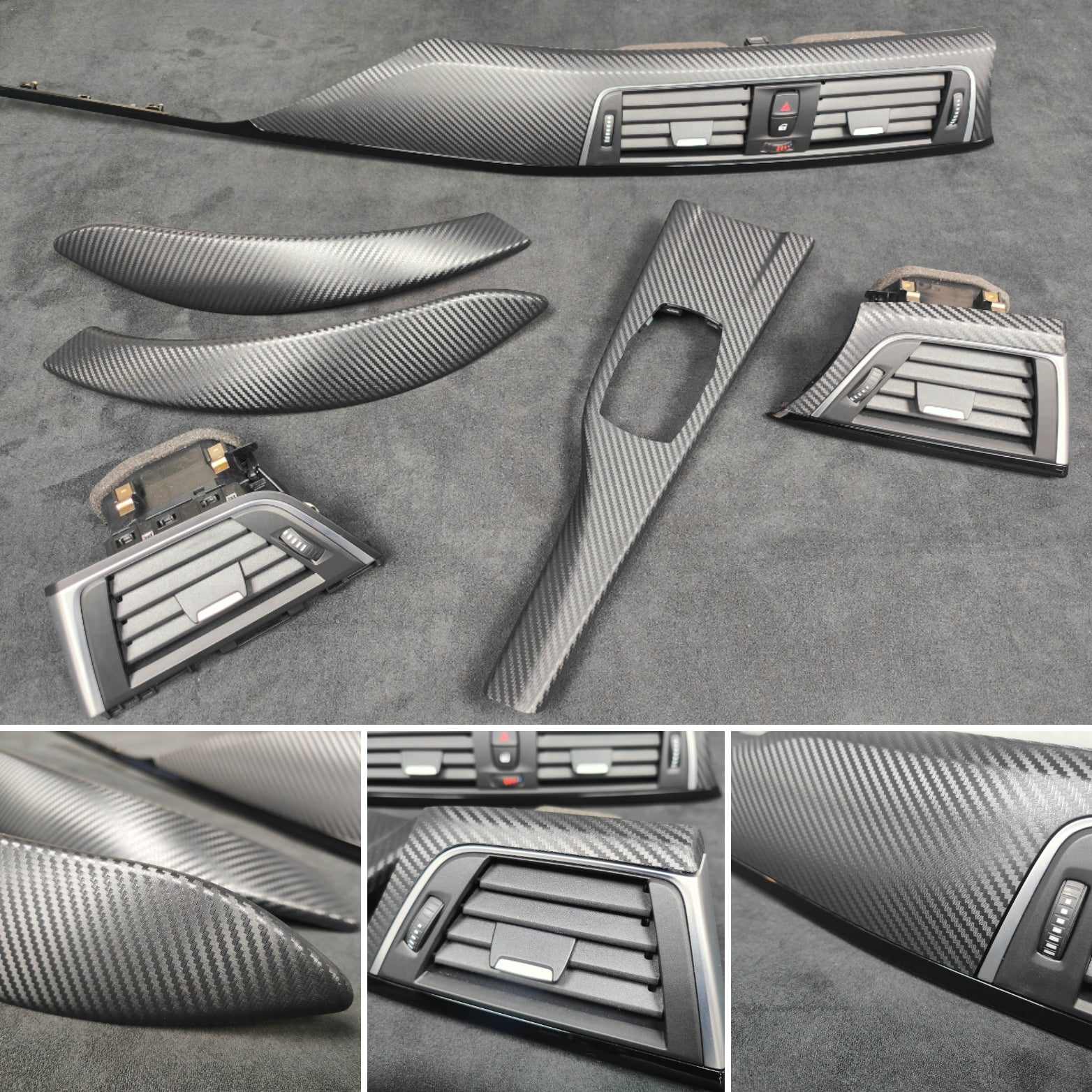 BMW F32 LCI COUPE INTERIOR TRIM SET - 3D CARBON / BLACK ACCENT – M-Tec ...