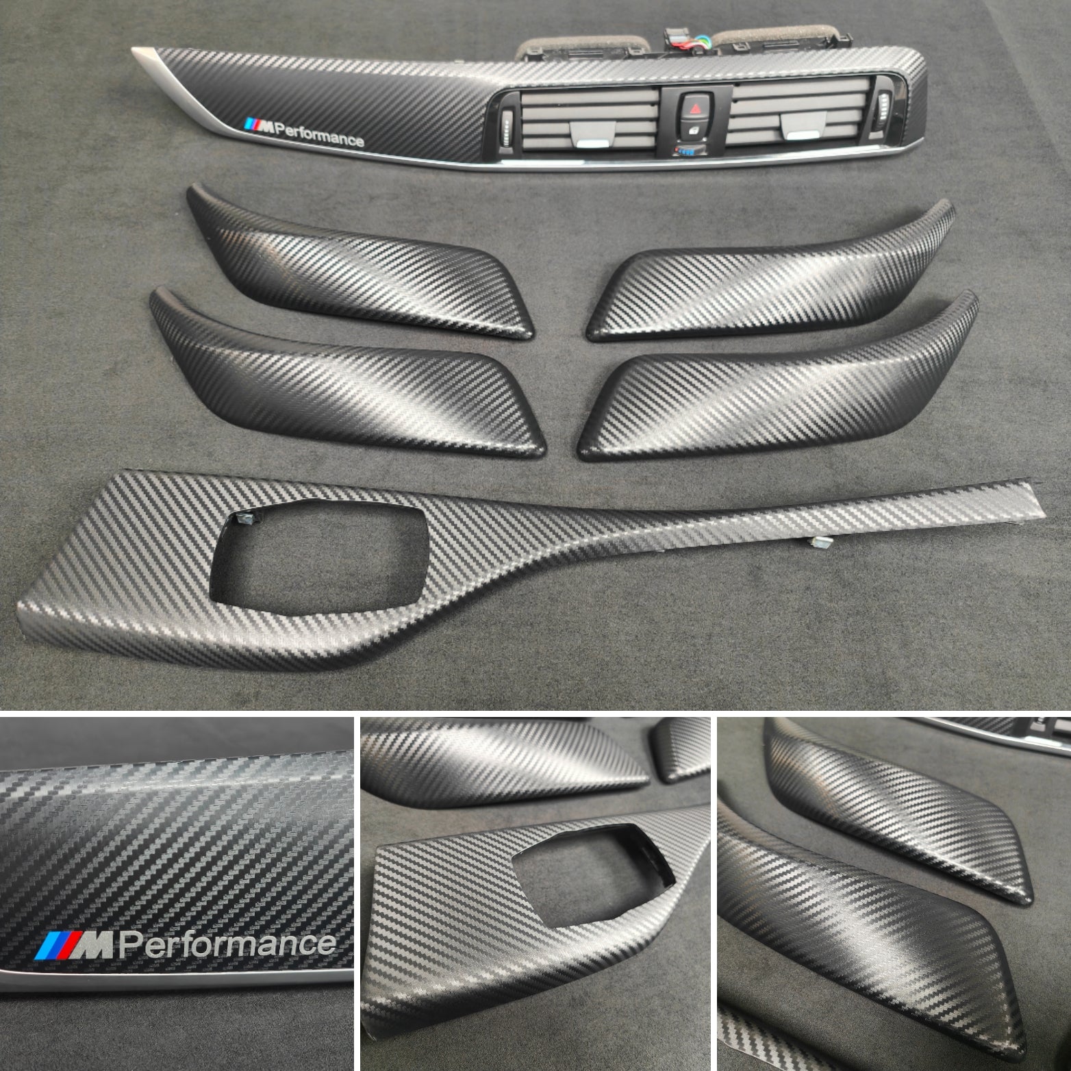 BMW F20 LCI-2 INTERIOR TRIM SET - 3D CARBON / SILVER ACCENT – M-Tec ...