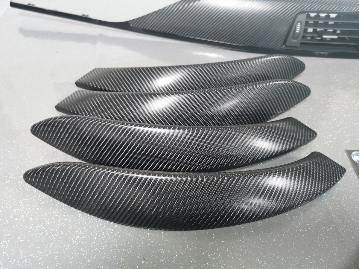 BMW F30 F31 F36 F80 M3 LCI INTERIOR TRIM SET - 4D CARBON / BLACK ACCEN ...