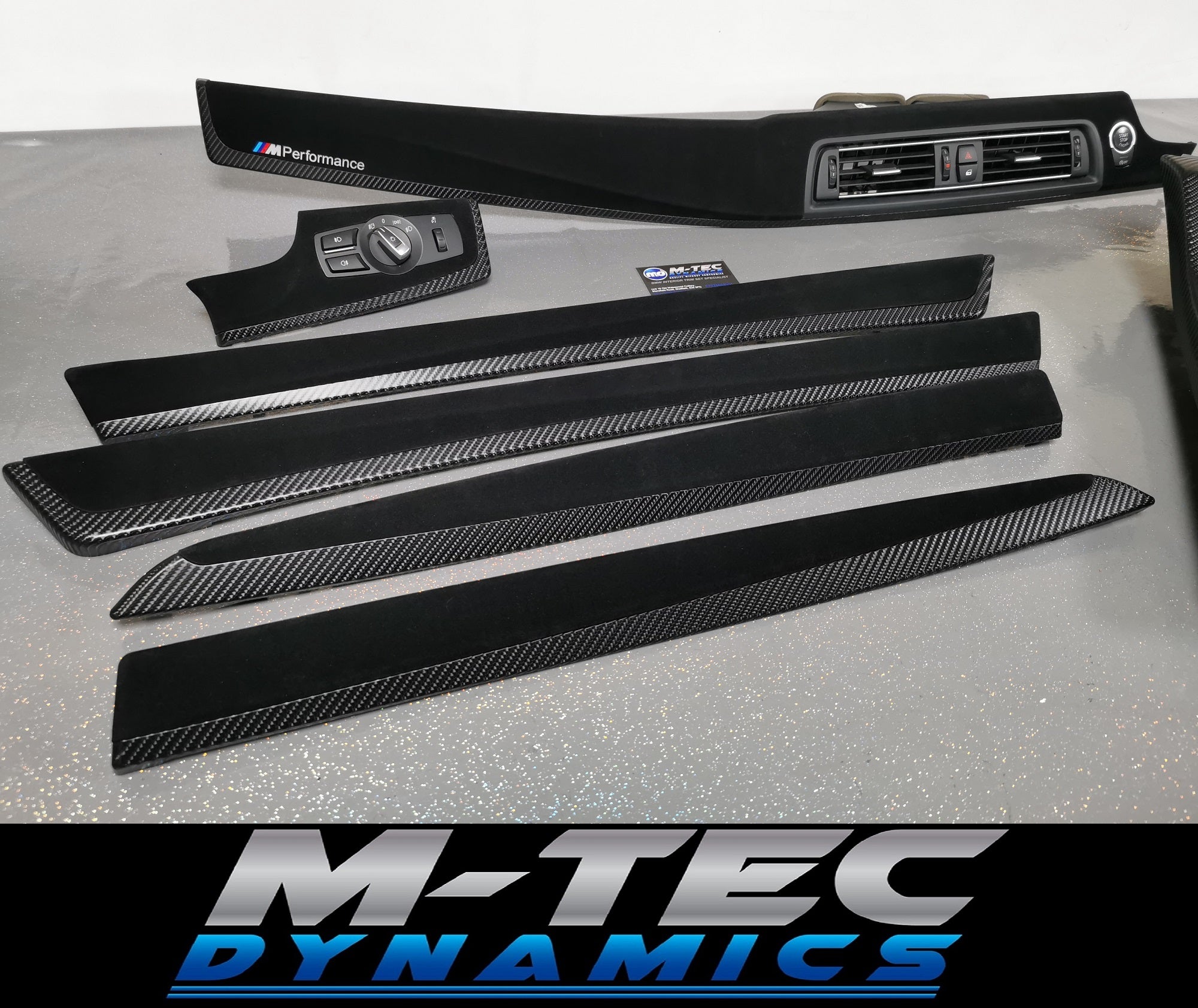BMW F10 F11 M5 PERFORMANCE STYLE 4D BLACK CARBON INTERIOR TRIM SET – M ...