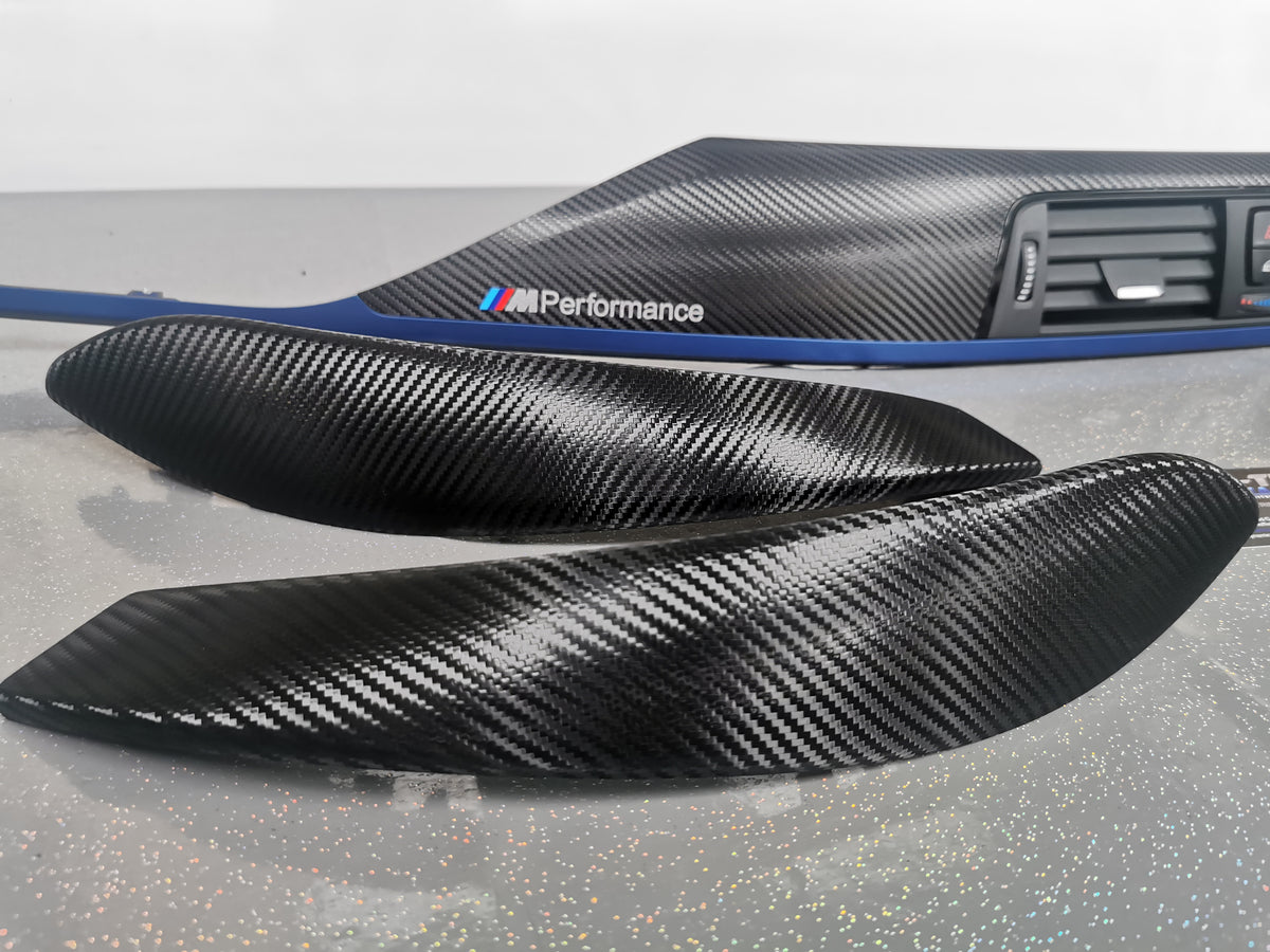 BMW F32 F82 4-SERIES COUPE INTERIOR TRIM SET - DEEP TEXTURED GLOSSY CA ...