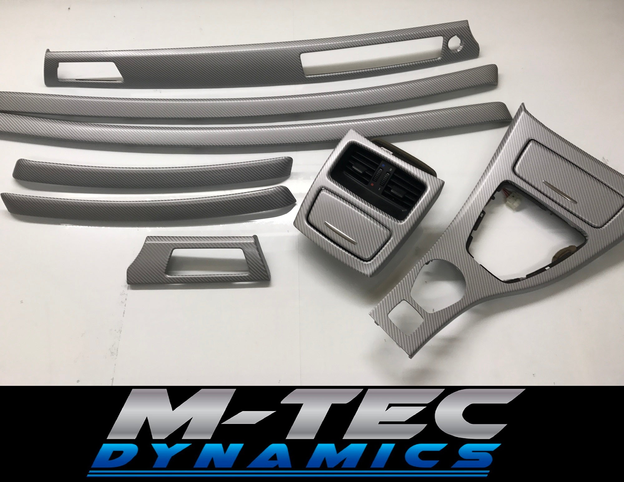 BMW E93 CONVERTIBLE 4D SILVER CARBON INTERIOR TRIM SET – M-Tec Dynamics