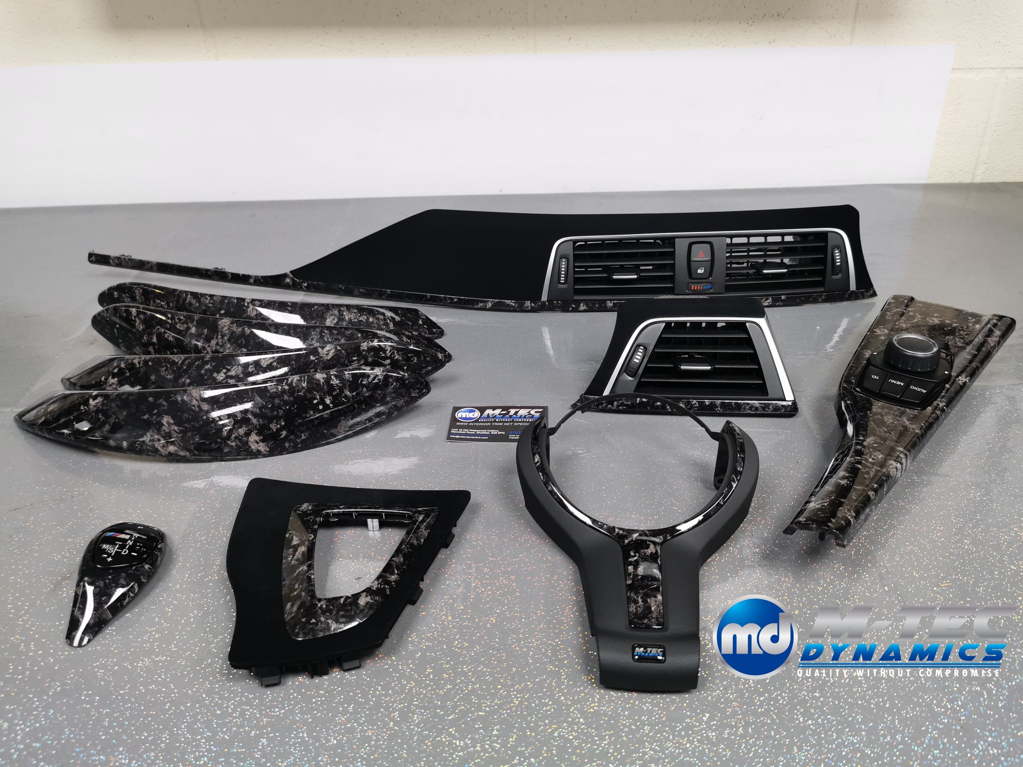 WRAPPING SERVICE - BMW F3X F8X CUSTOM INTERIOR TRIM SET - ALCANTARA ...